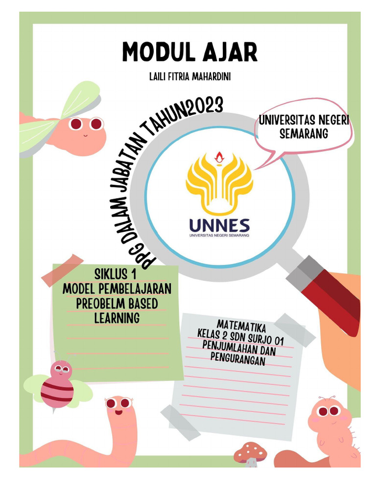 Modul Ajar Modul 1 PBL Matematika | PDF