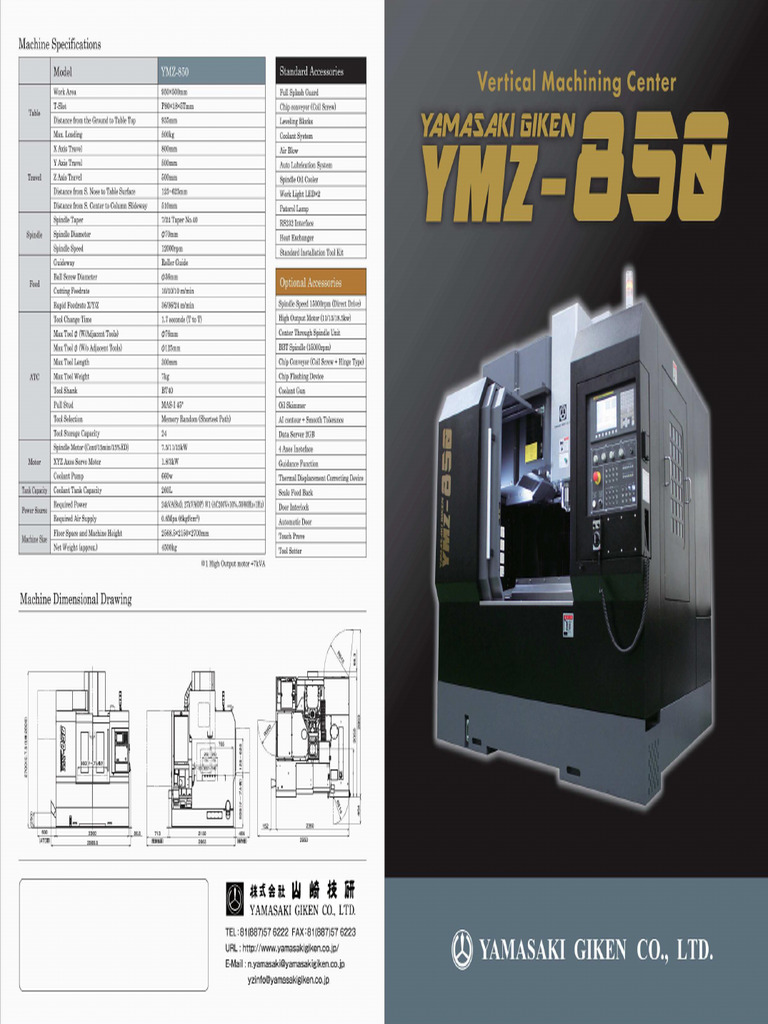 Yamasaki YMZ-850 4P | PDF