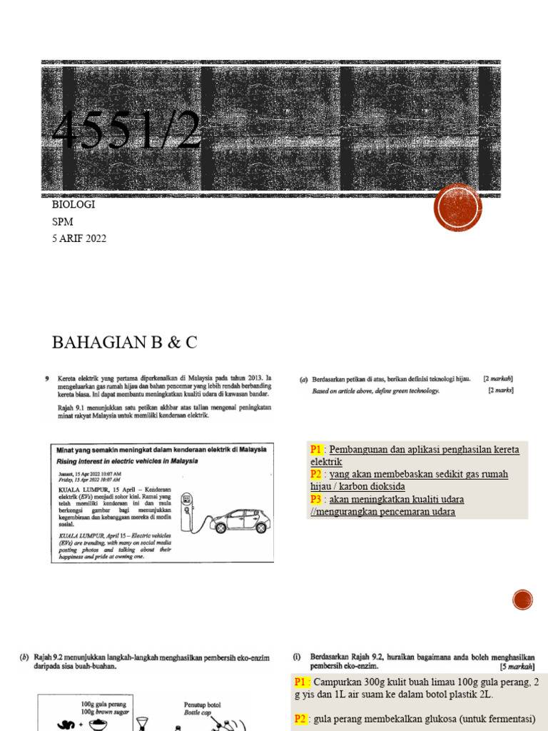 Biologi SPM 2022 | PDF