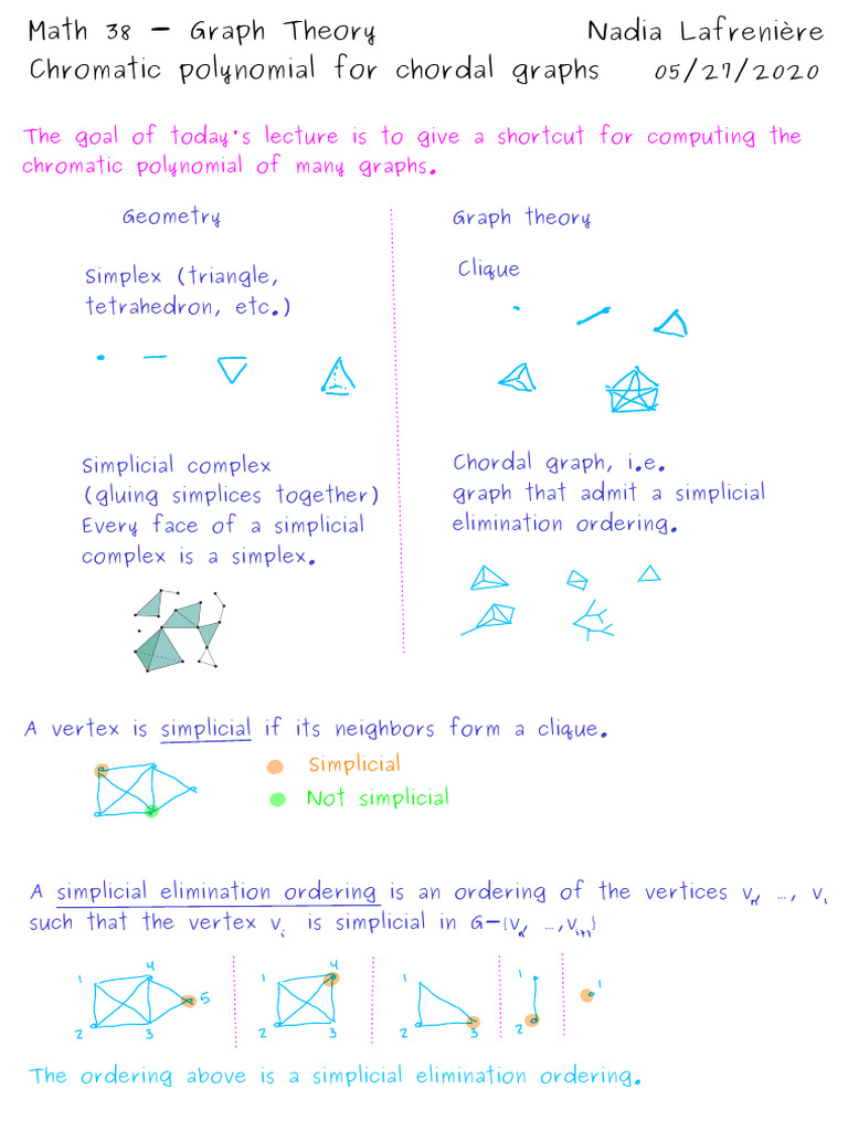 05 27 Chordal Graphs | PDF