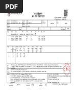 Mill Test Certificate Sample | PDF