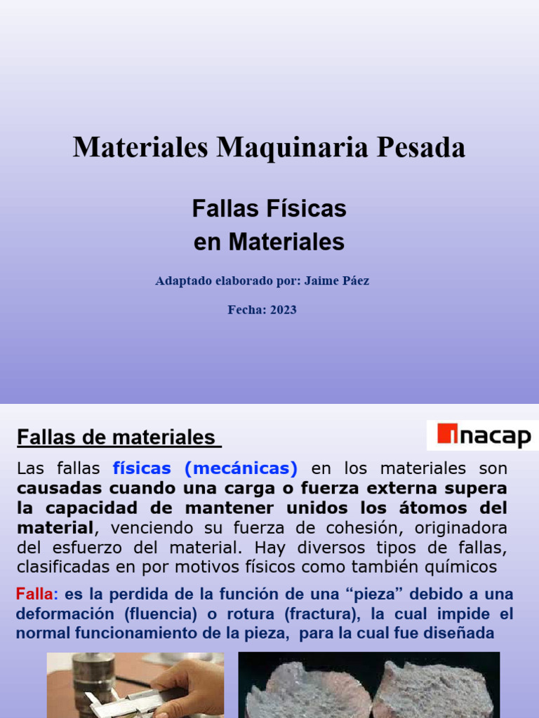MMIC10 Fallas de Materiales Fractura Mecánica | PDF