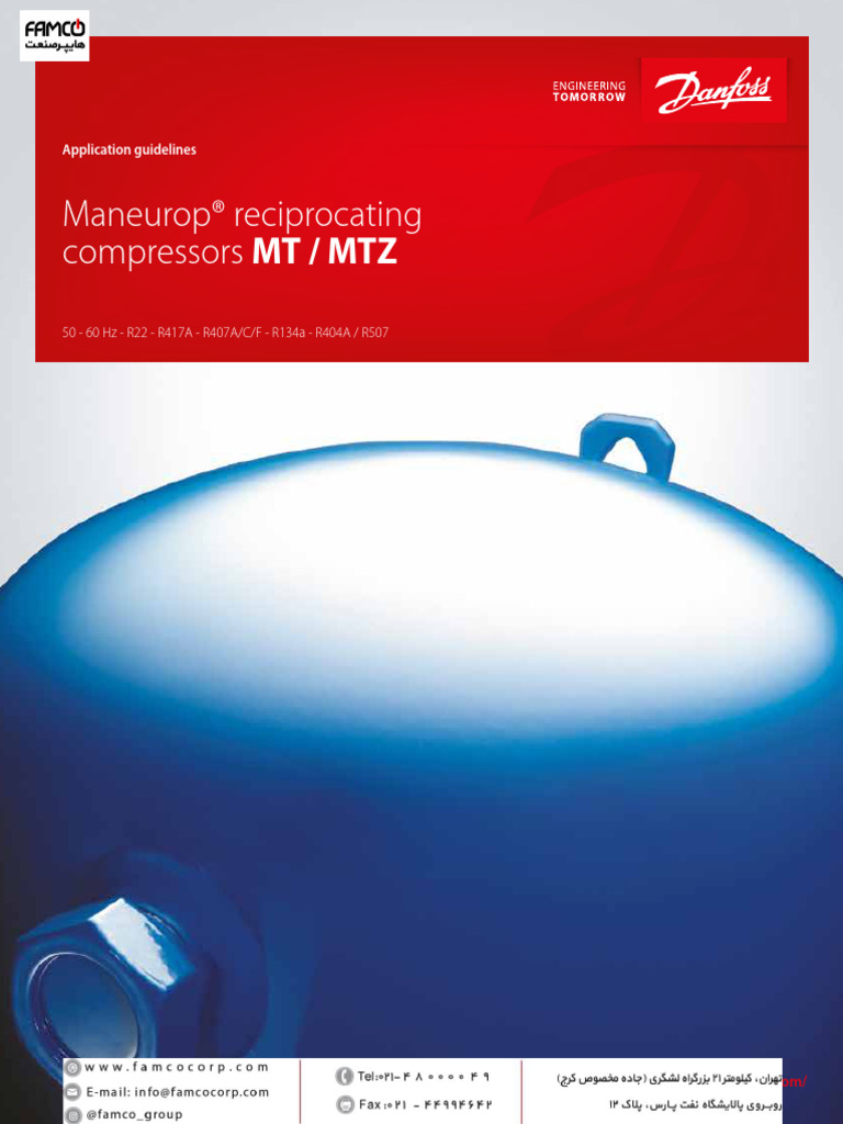 Danfoss Compressor Catalog | PDF | Electric Motor | Electrical Wiring