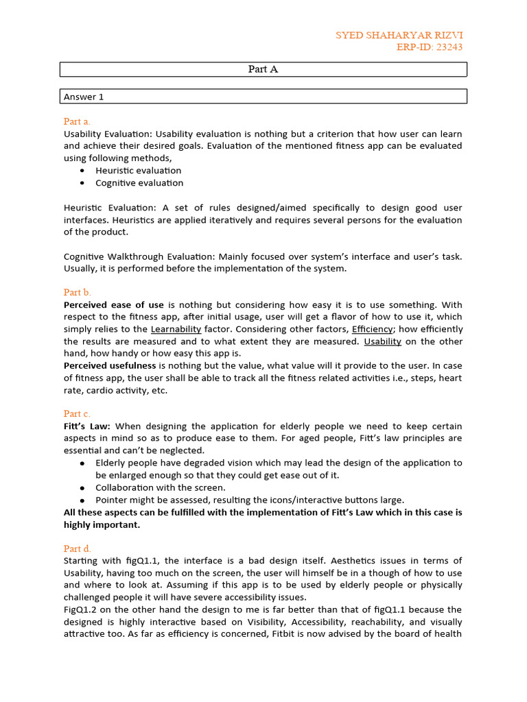 HCISolutionDoc 23243 | PDF | Usability | Keyboard Shortcut