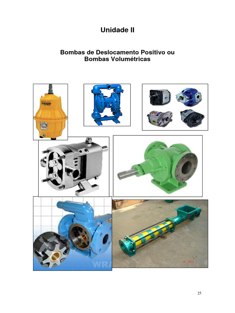 Tipos e Funcionamento de Bombas Volumétricas | PDF | Bomba | Pressão