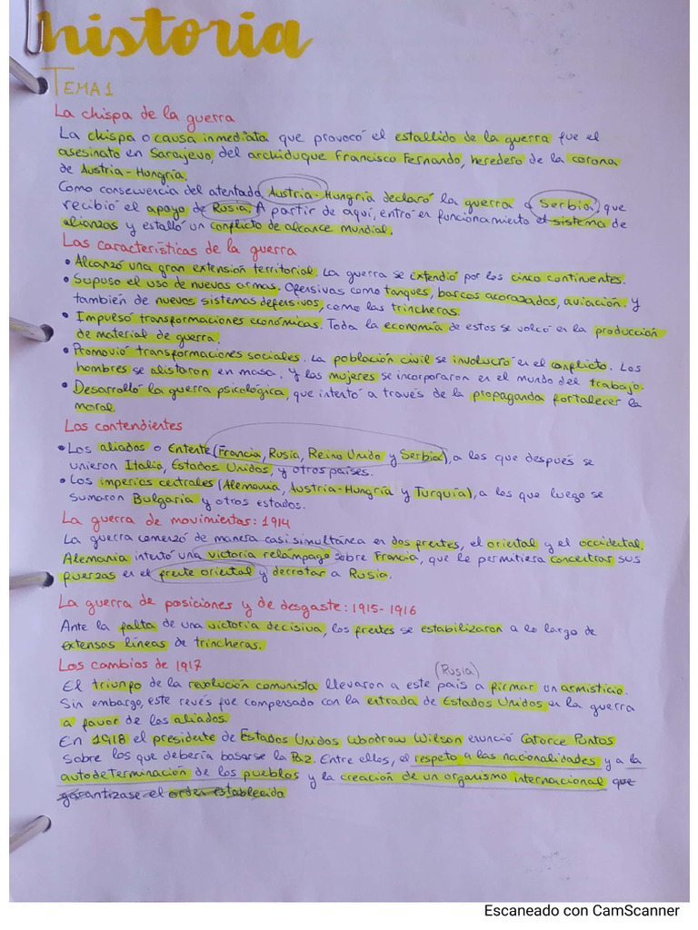 Historia 4eso Tema 1 | PDF