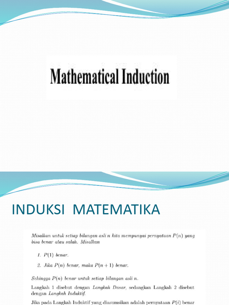 Ppt1-Induksi Matematika | PDF