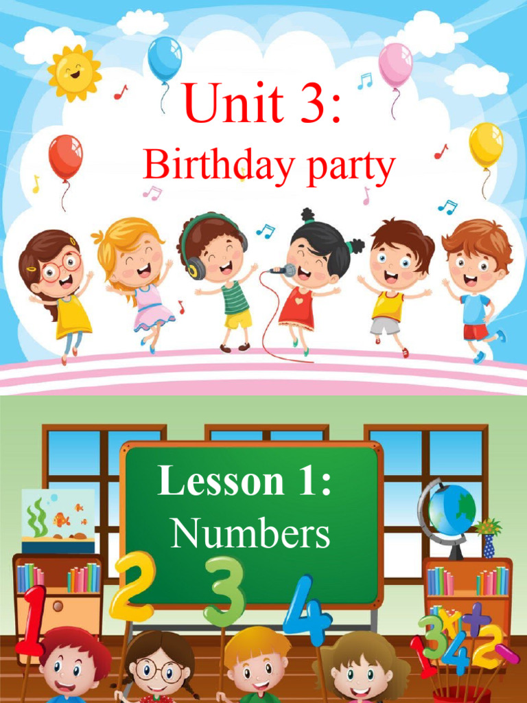 Unit 3 Lesson 1 Numbers | PDF