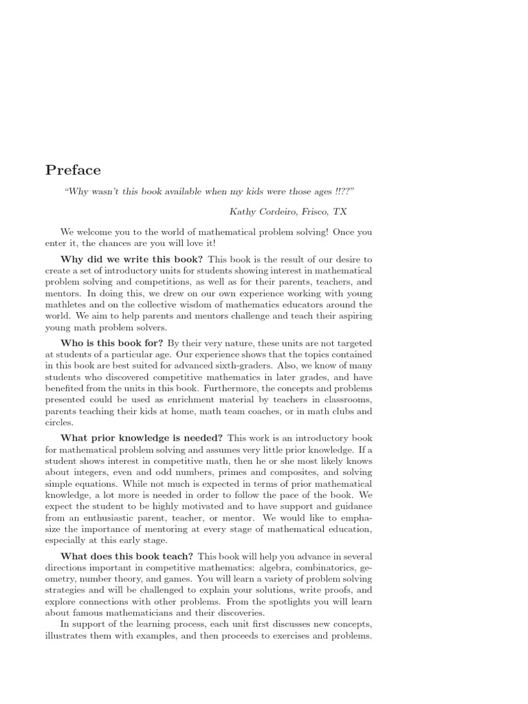 Math Leads For Mathletes 2 Look Inside | PDF | Euclidean Geometry ...