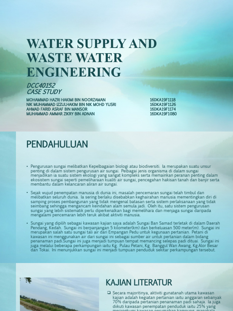 Case Study 40152 (Water Supply) | PDF