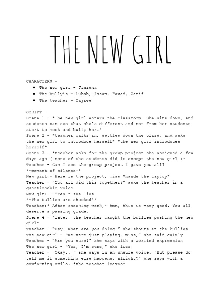 The New Girl | PDF