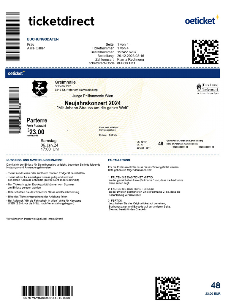 Ticket Direct 1524516287 | PDF