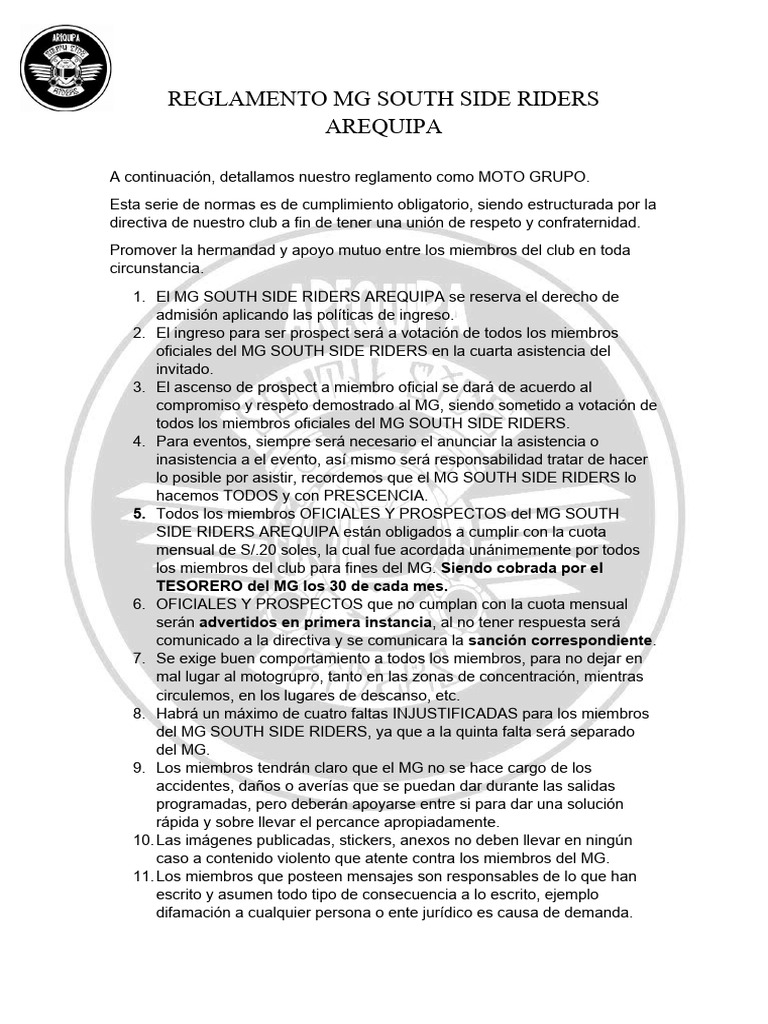 Reglamento SSR | PDF