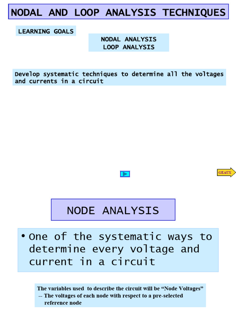 Nodeanalysis | PDF