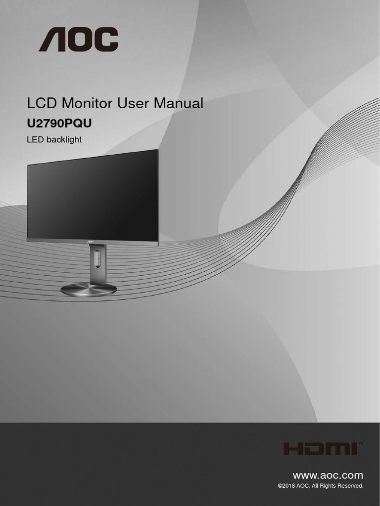 English | PDF | Computer Monitor | Ac Power Plugs And Sockets