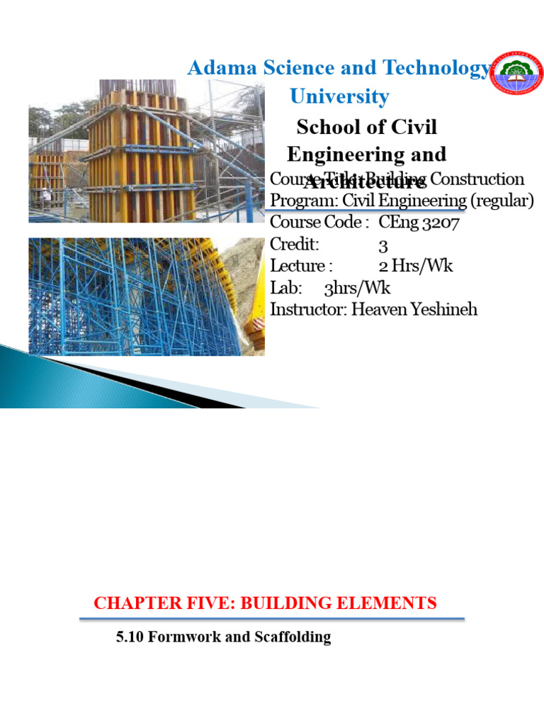 Civil Eng: Formwork Essentials | PDF