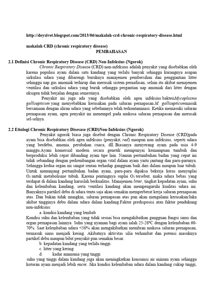 Materi CRD | PDF | Kesehatan Holistik | Sains & Matematika