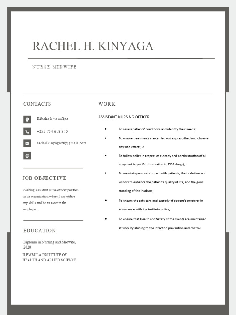 Rachel CV | PDF