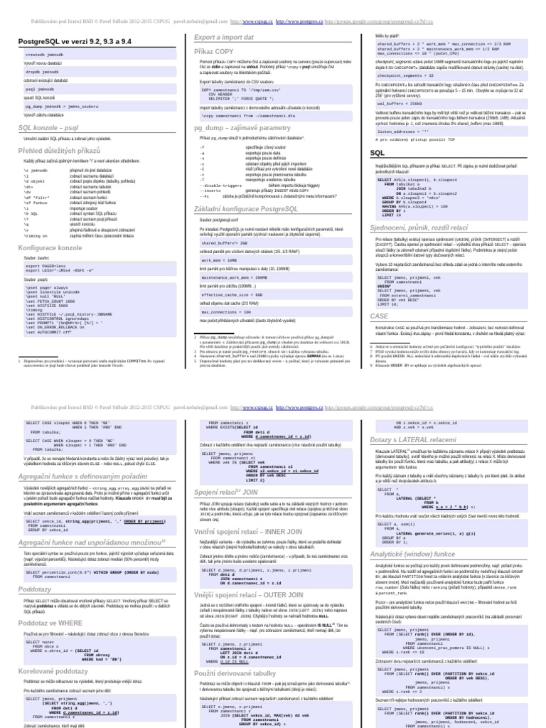 Tahak Postgresql | PDF