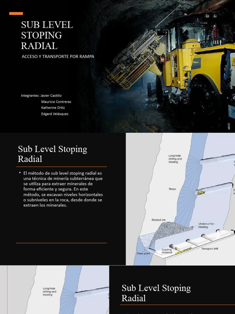 Sub Level Stoping Radial | PDF | Minería | Chimenea