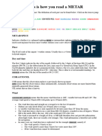 Aviation Weather Symbols Explained | PDF | Weather Forecasting | Rain