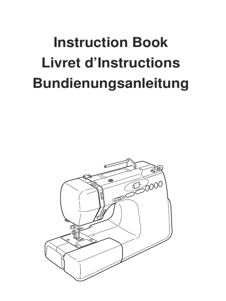Elna Star Sewing Machine Instruction Manual | PDF | Sewing Machine ...