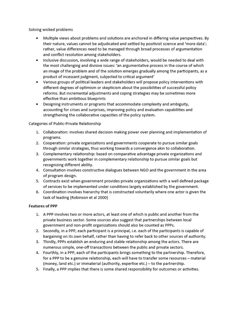 PPP Notes | PDF | Mergers And Acquisitions | Strategic Management