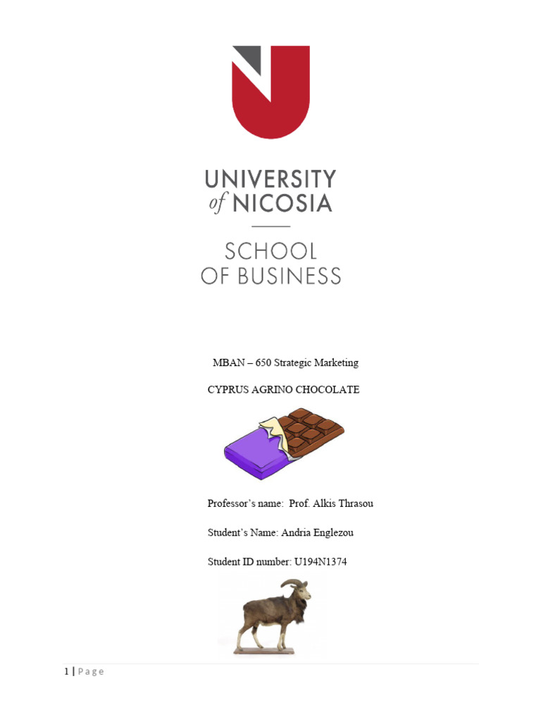 Cyprus Chocolate Strategy Guide | PDF | Marketing | Brand