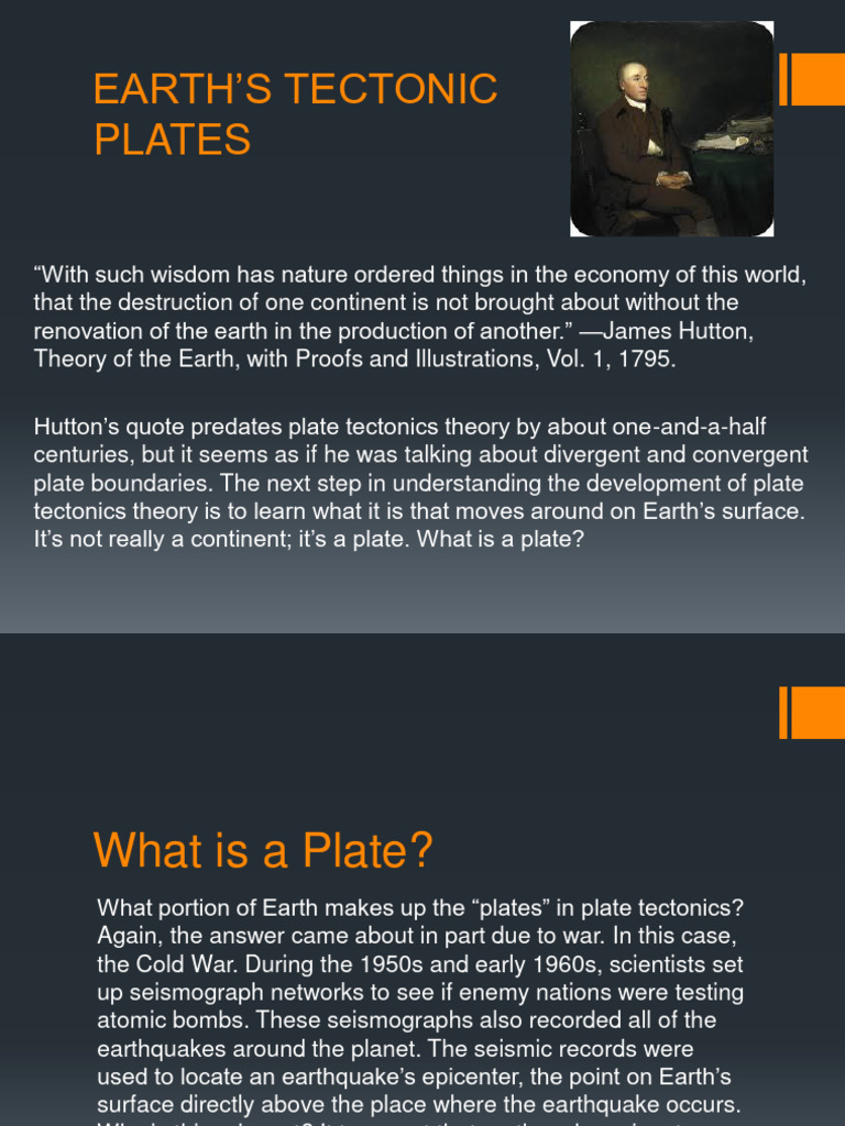 Earths Tectonic Plates | PDF | Plate Tectonics | Volcano
