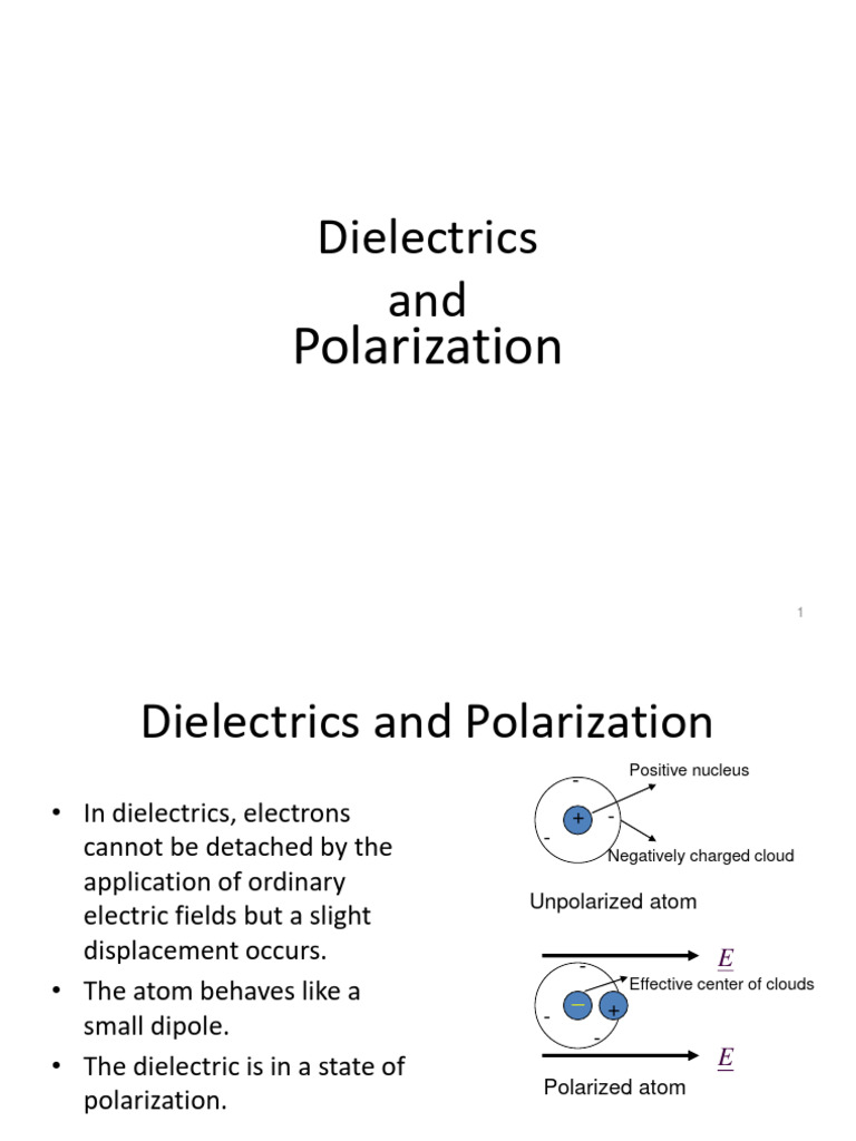 4 Dielectrics | PDF | Dielectric | Physical Sciences