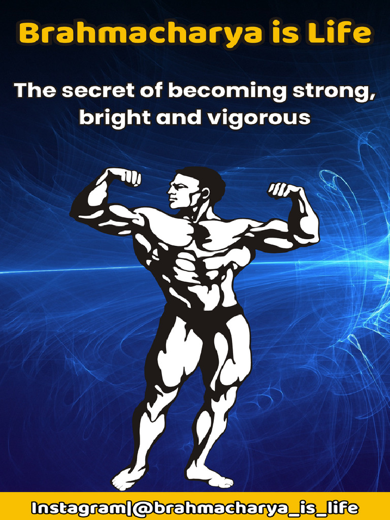 English Copy of Brahmacharya Hi Jeevan Hai Ebook | PDF | Semen | Asana