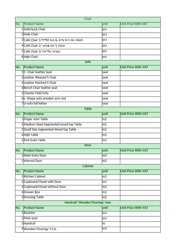 Stock Record Form | PDF | Chair | Building Engineering