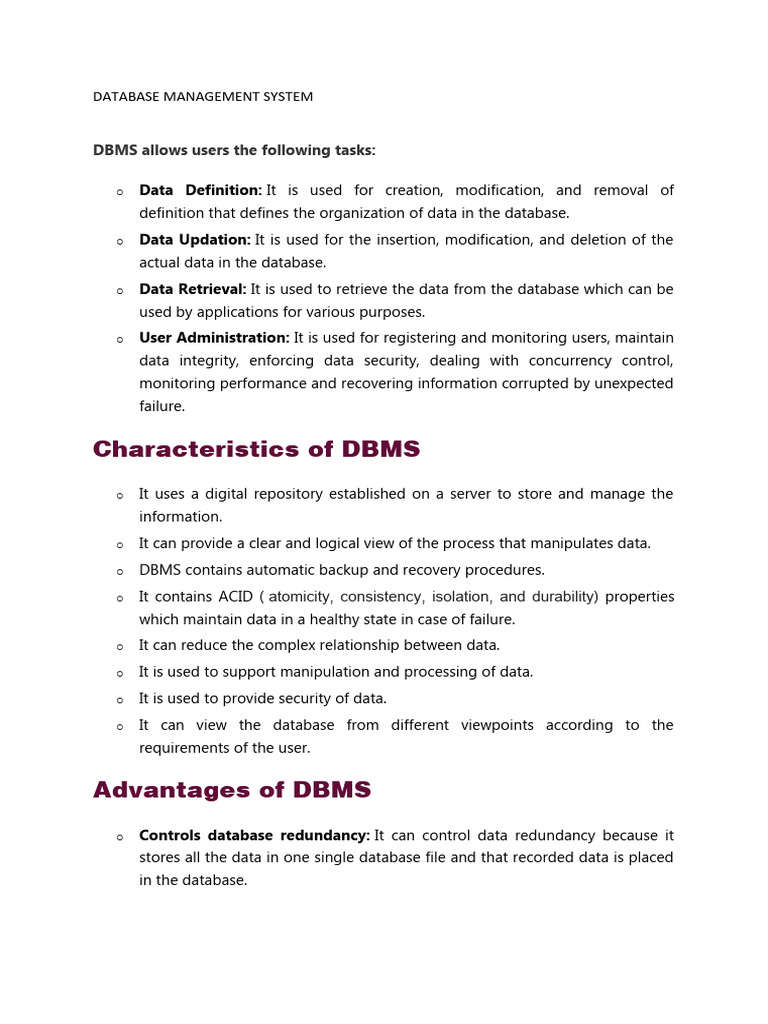 Database Management System | PDF | Relational Database | Databases