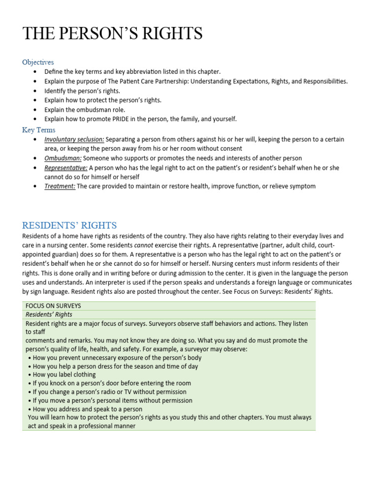 Essentials For Nursing Aides - Abuse (Typed - Re: Mosby) | PDF | Child ...