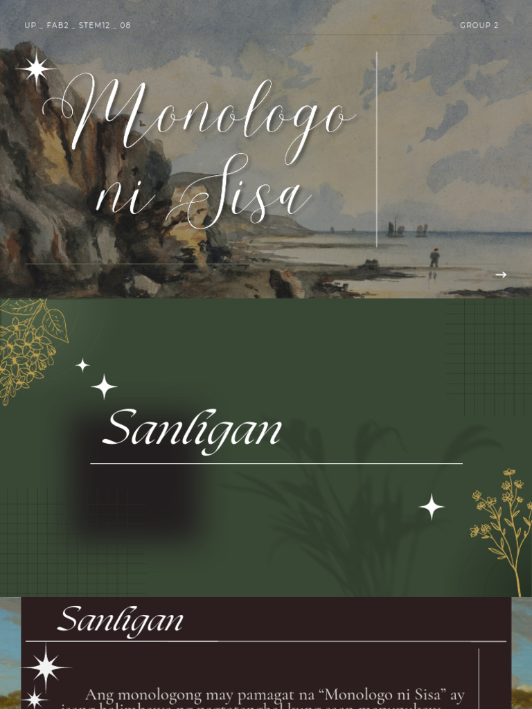 Monologo Ni Sisa | PDF