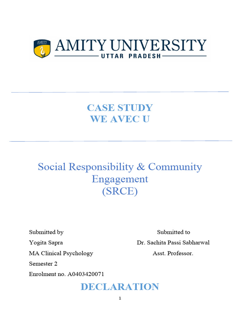 Case Study SRCE | PDF