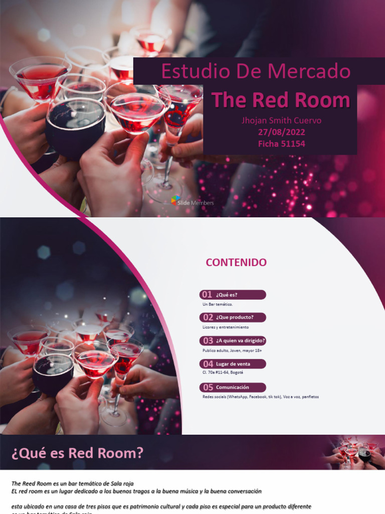 Estudio de Mercadeo The Red Room | PDF | Bebida | Bebidas alcohólicas