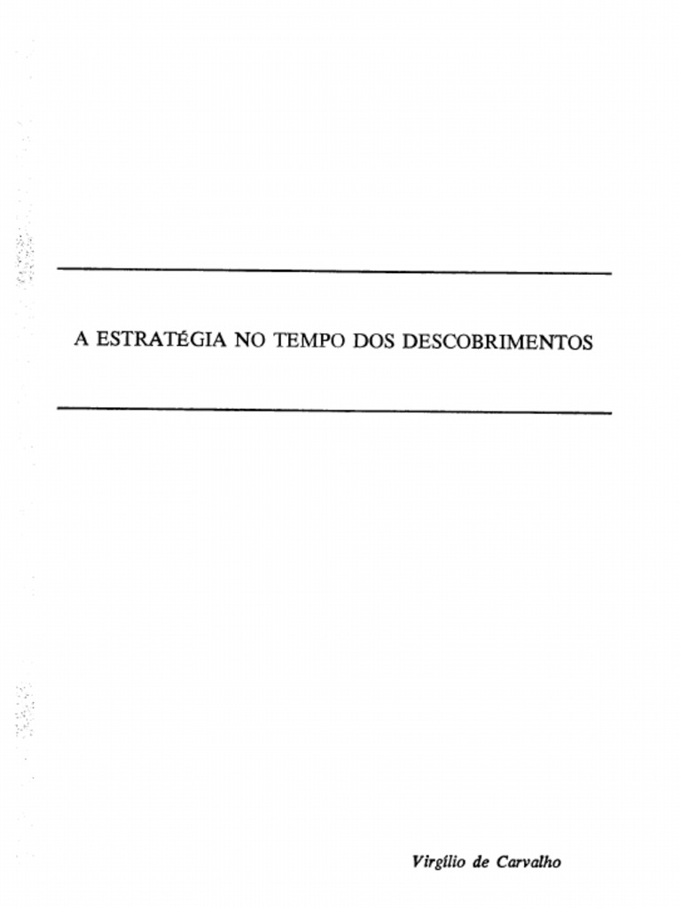 A Estrategia No Tempo Dos Descobrimentos | PDF