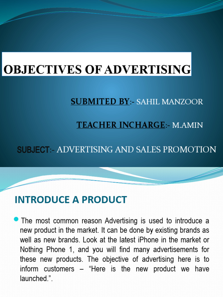 Advertising and Sales Promotion | PDF