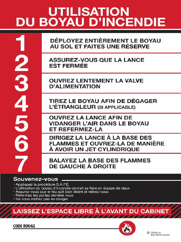Code Rouge - Procédure Cabinet Incendie | PDF