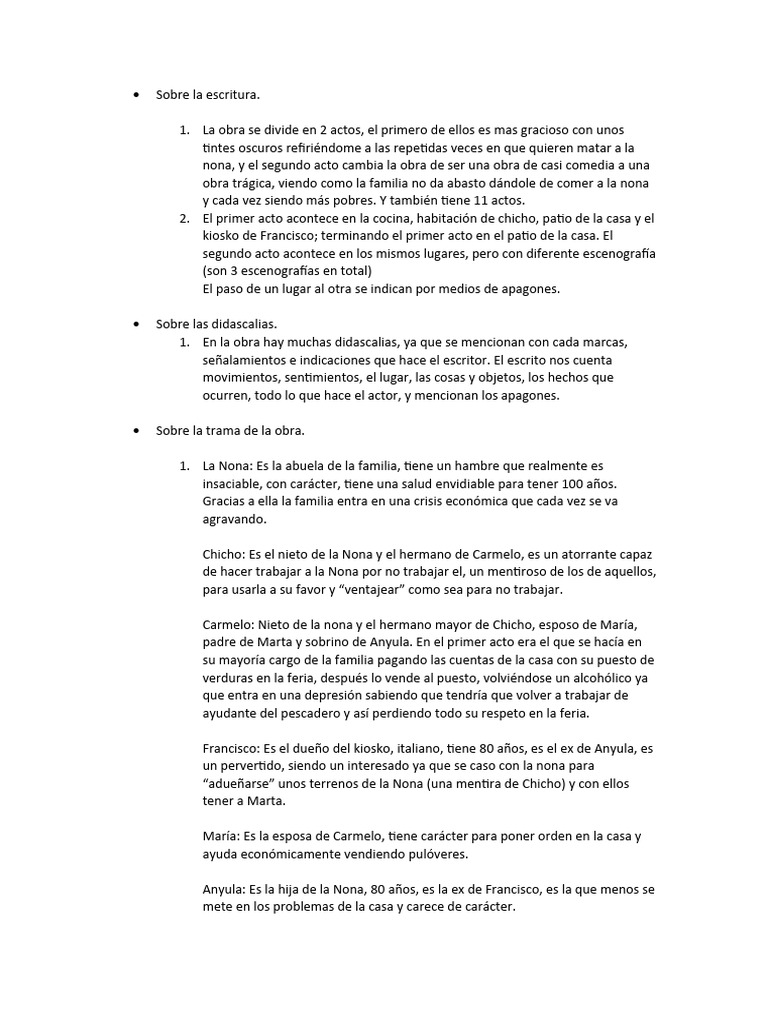 TP de La Nona Completo | PDF