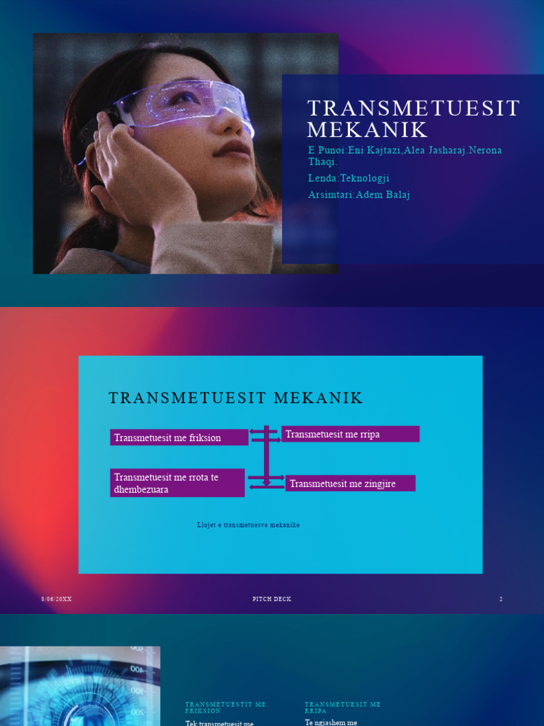Transmetuesit Mekanik | PDF