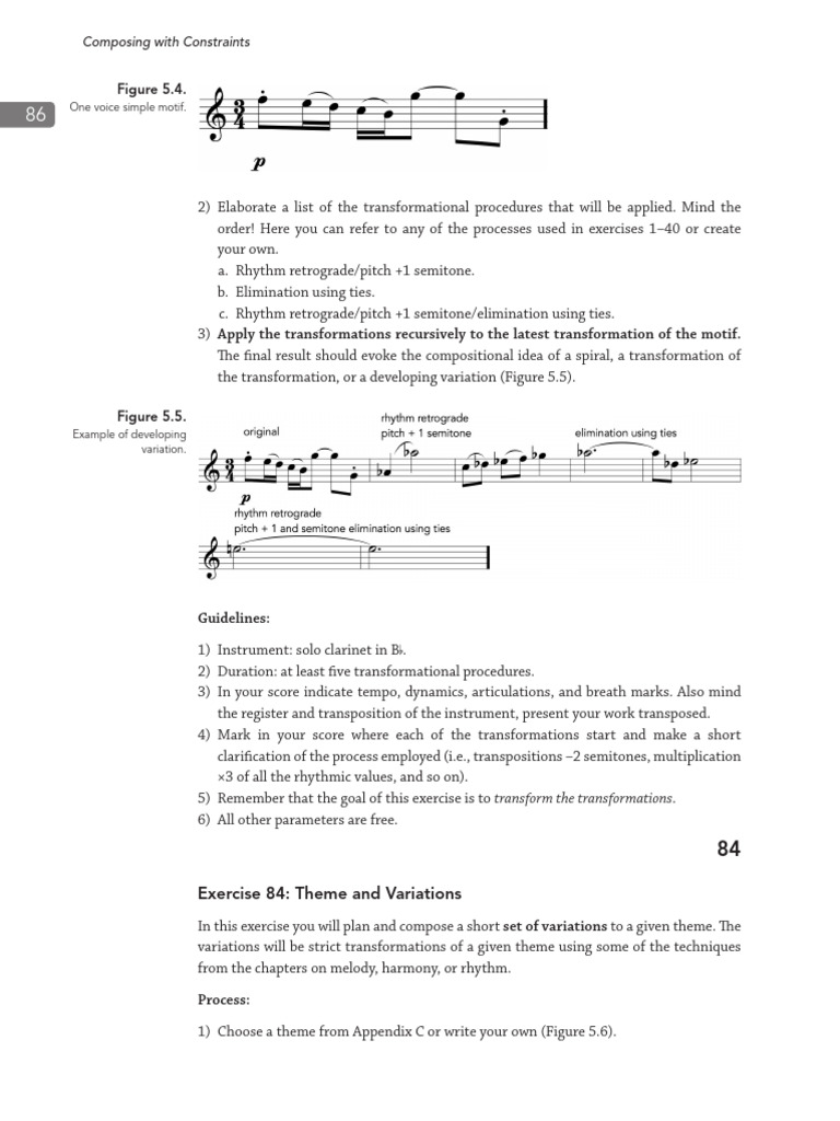 100 Practical Exercises in Music Composition 0190057246 9780190057244 ...