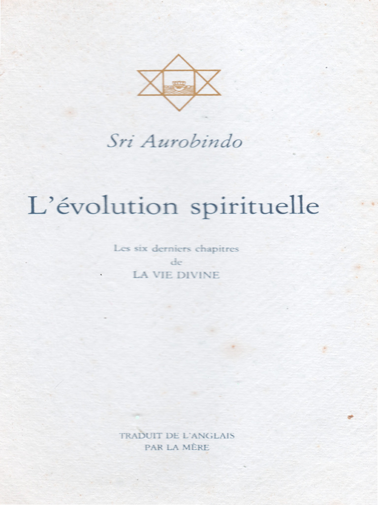 Levolution Spirituelle | PDF | Philosophie
