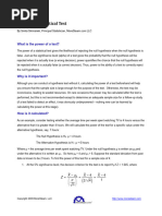 A Priori Power Analysis with G*Power | PDF | Effect Size | Student's T Test