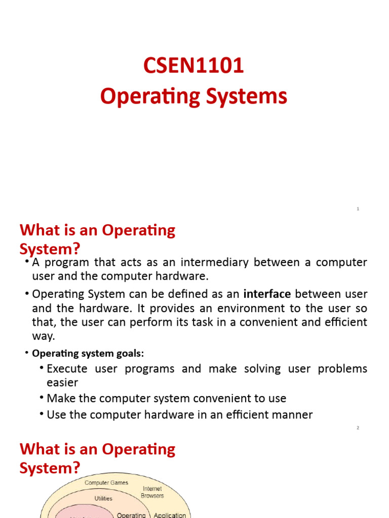 MODULE 1-1. Introduction To OS | PDF MODULE 1-1. Introduction To OS | PDF