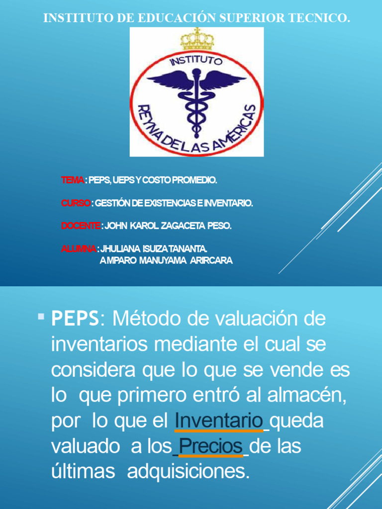 Métodos de Valuación de Inventarios | PDF | Inventario | Economias