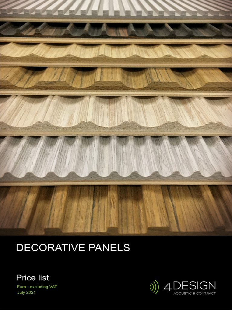 PriceList DECORATIVE-PANEL 2021 | PDF