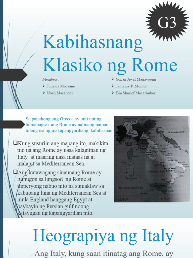 Kabihasnang Klasiko NG Rome | PDF