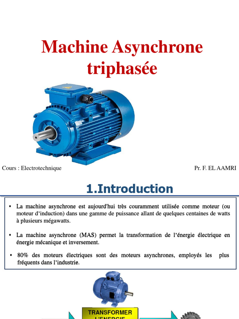 Machine Asynchrone Triphasée | PDF | Instruments magnétiques | Machine